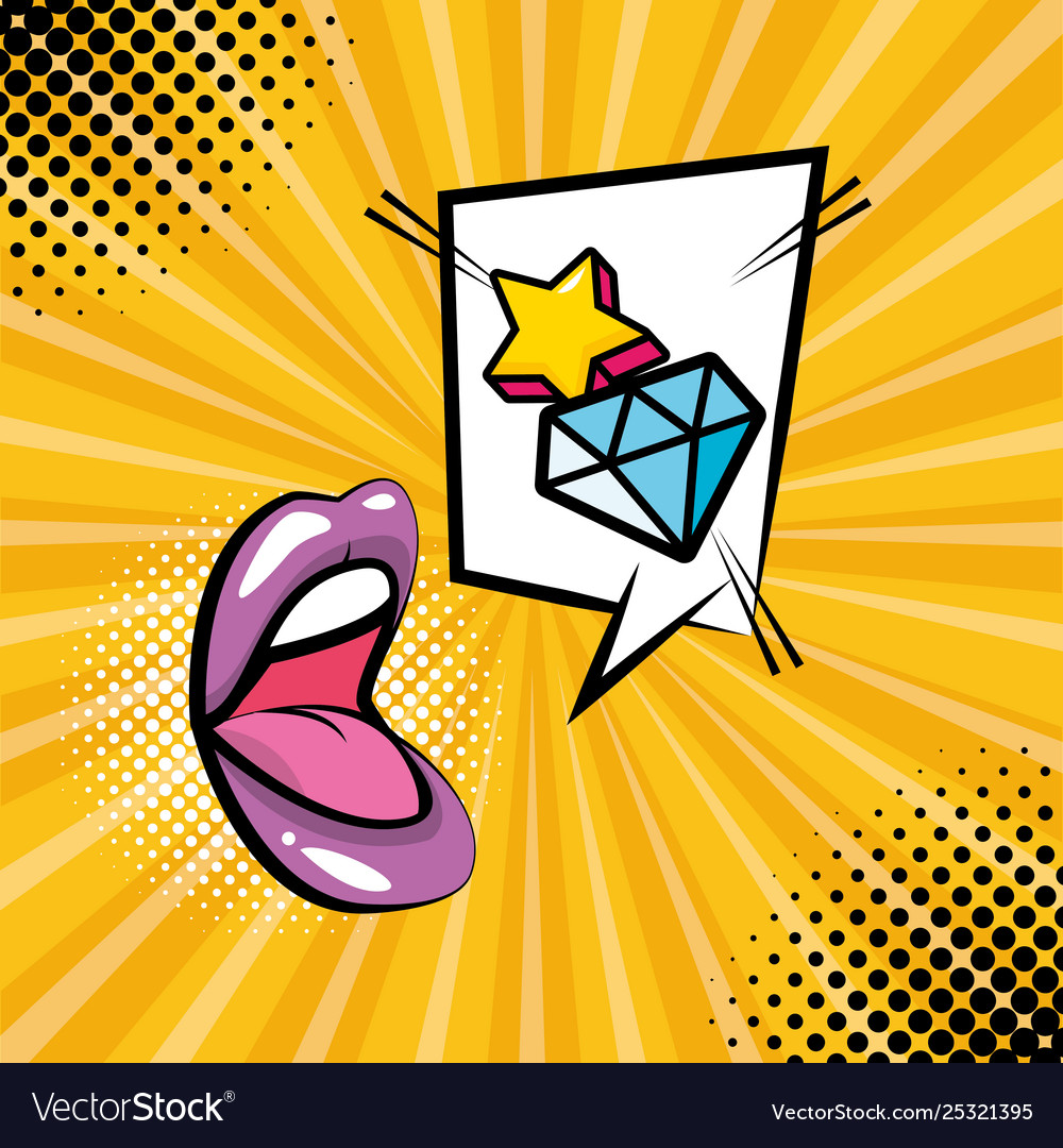 Pop art elements Royalty Free Vector Image - VectorStock