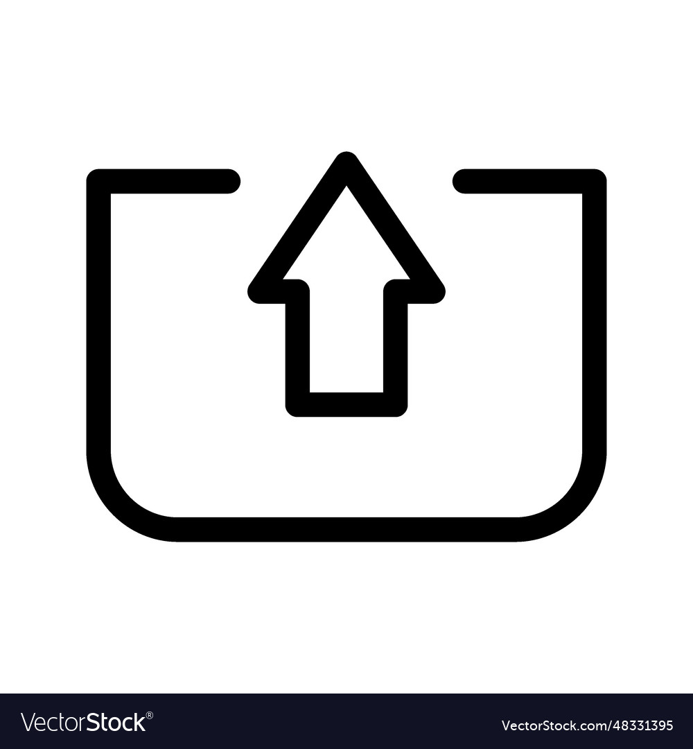 Upload icon Royalty Free Vector Image - VectorStock