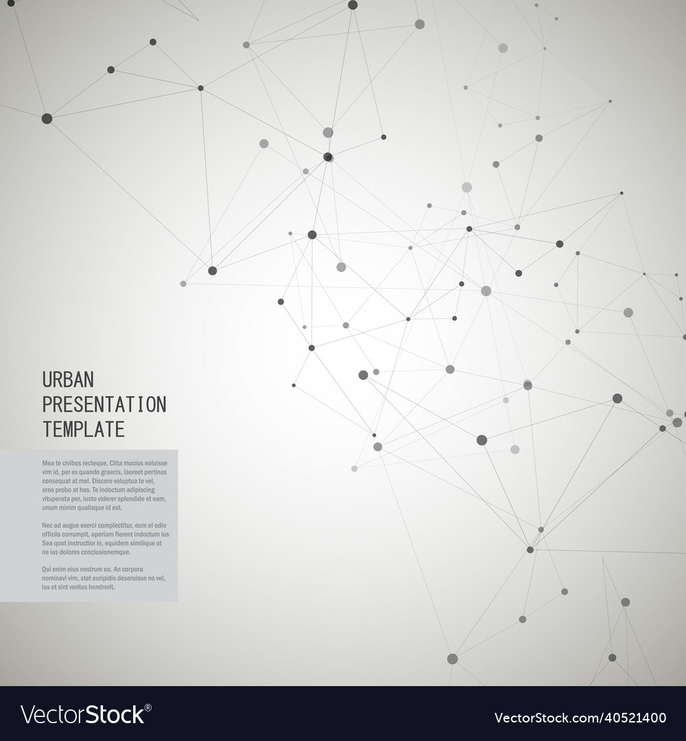 Abstract Connection Structure And Connect Vector Image