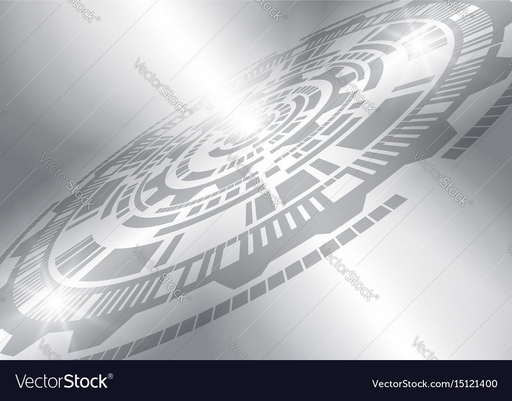 Gray abstract technology background Royalty Free Vector