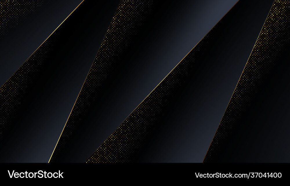 Luxury abstract background with gold trim Vector Image