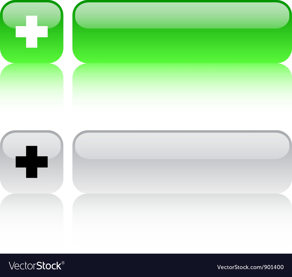 Plus square button Royalty Free Vector Image - VectorStock