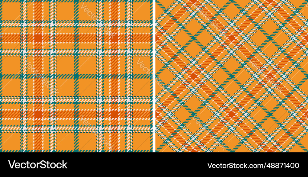 Seamless texture textile of check background Vector Image