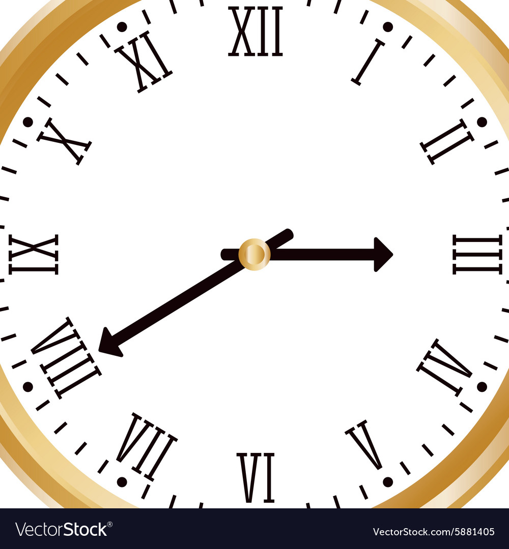 Clock design Royalty Free Vector Image - VectorStock