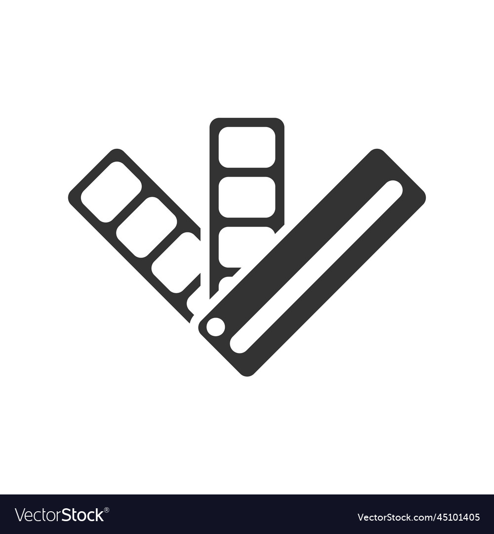 Colour guide icon Royalty Free Vector Image - VectorStock