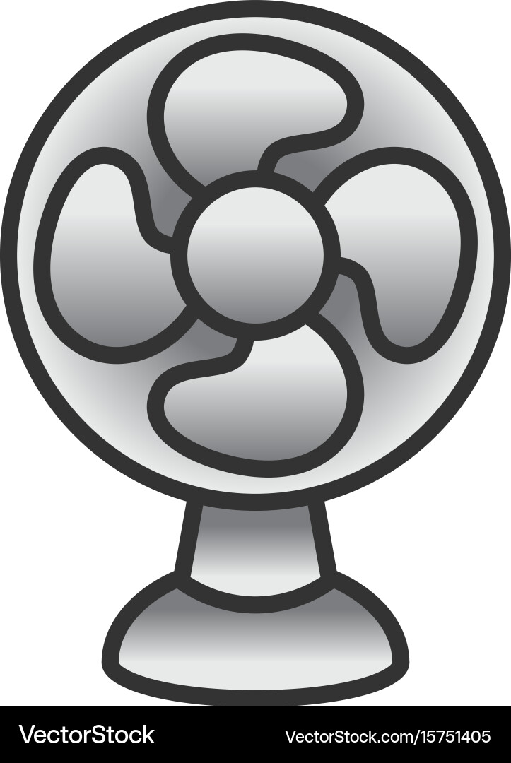 Cooling fan Royalty Free Vector Image - VectorStock