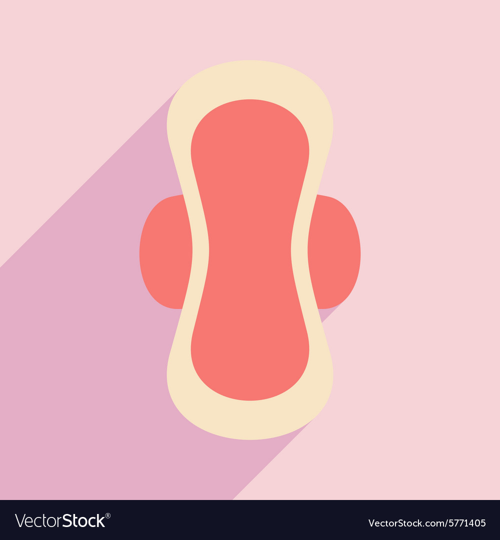 Flat with shadow icon and mobile application Vector Image