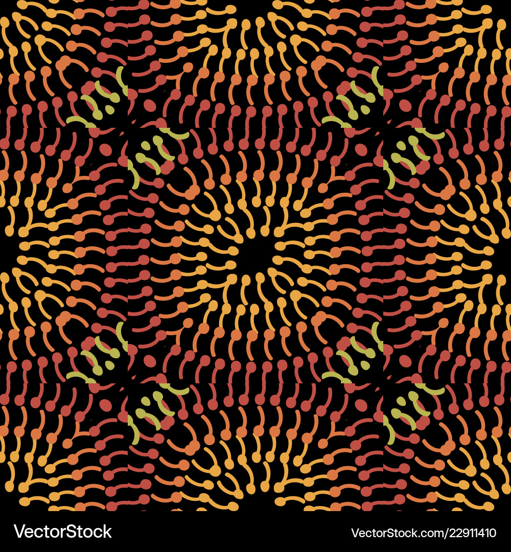 Abstract ethnic style ornamental seamless Vector Image