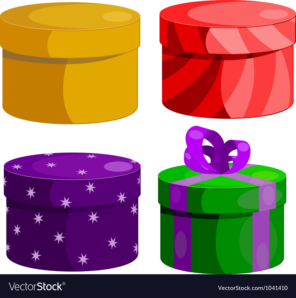 Gift boxes set Royalty Free Vector Image - VectorStock