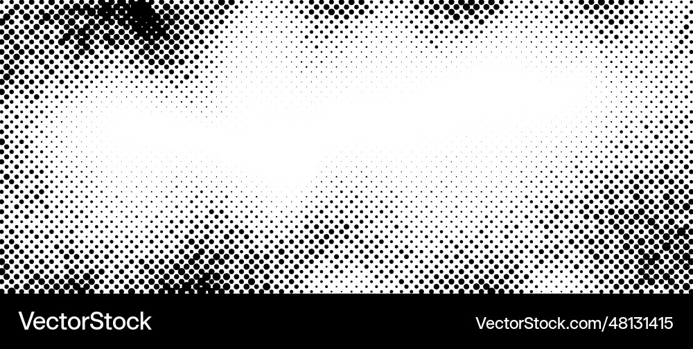 Halftone faded gradient texture grunge dirty Vector Image