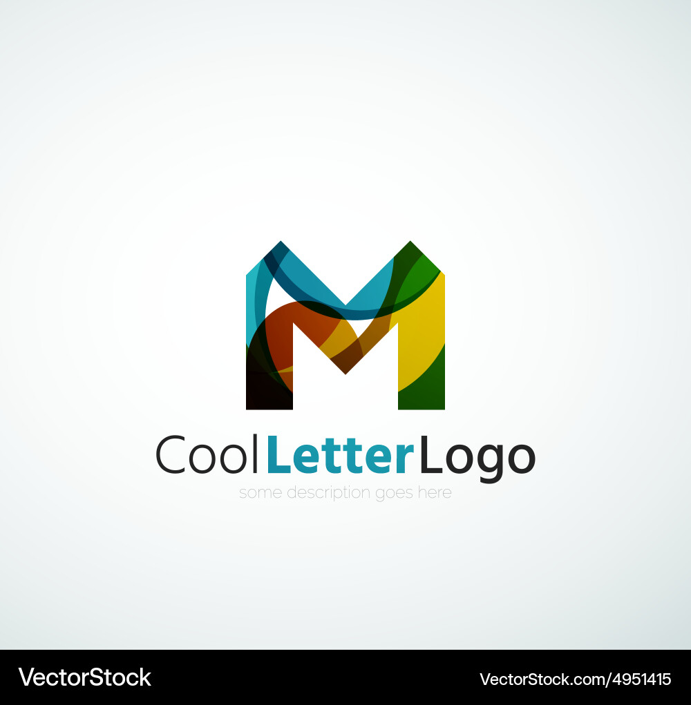 Letter company logo Royalty Free Vector Image - VectorStock