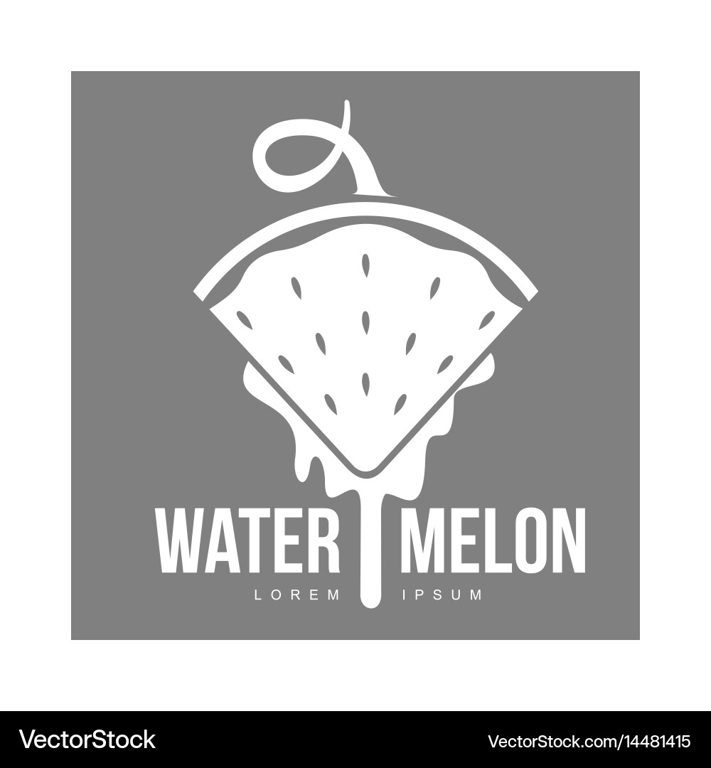 Logo template with side view of stylized Vector Image