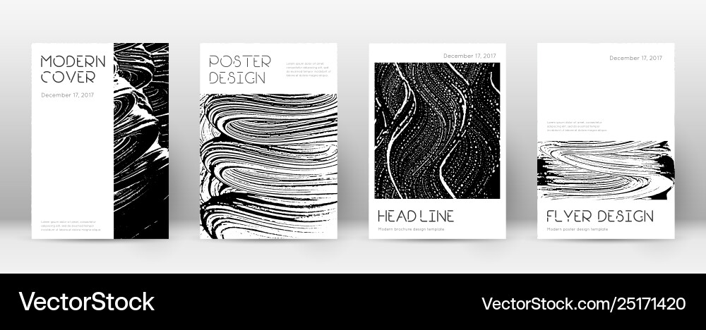 Cover page design template minimal brochure layou Vector Image