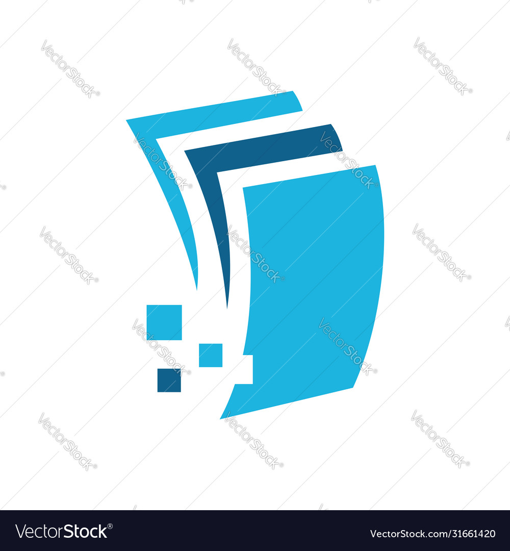 Document logo Royalty Free Vector Image - VectorStock