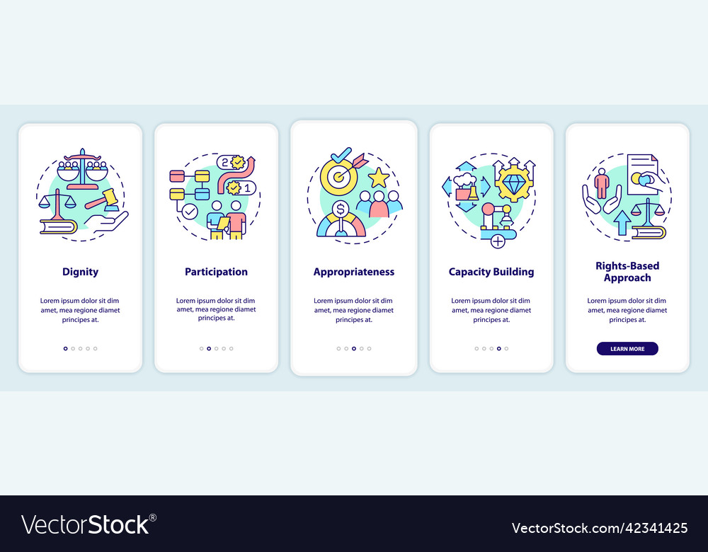 Concepts of international cooperation onboarding Vector Image