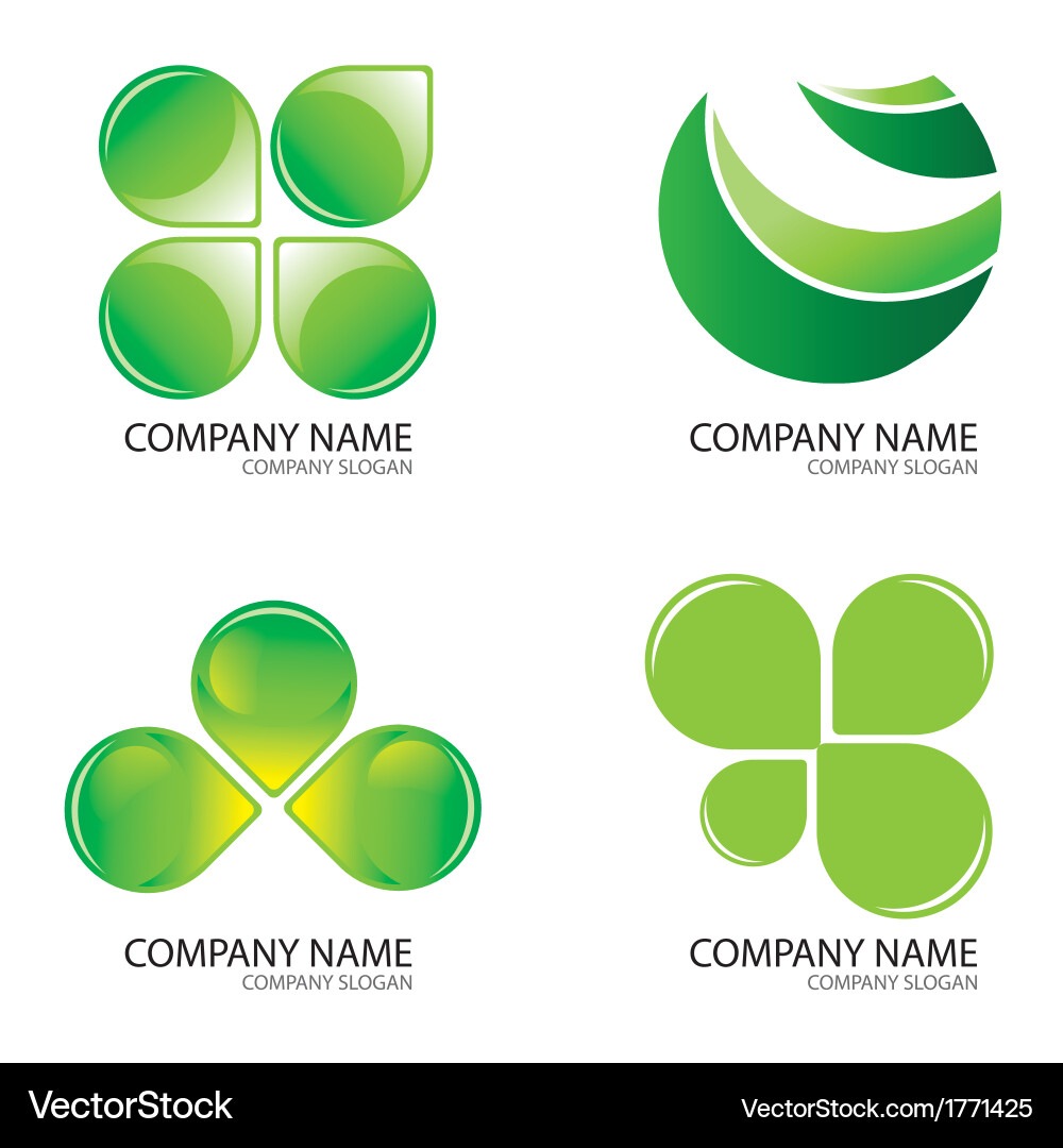 Green logo2jpg Royalty Free Vector Image - VectorStock