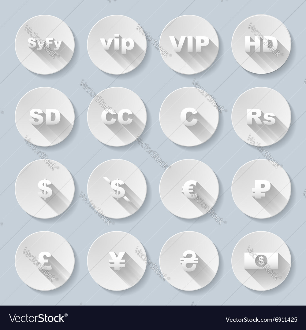 Icons Royalty Free Vector Image - VectorStock