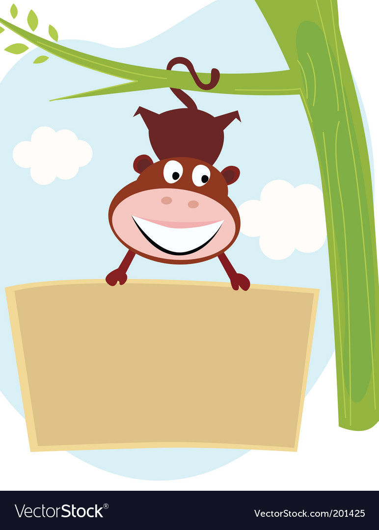 Monkey Royalty Free Vector Image - VectorStock