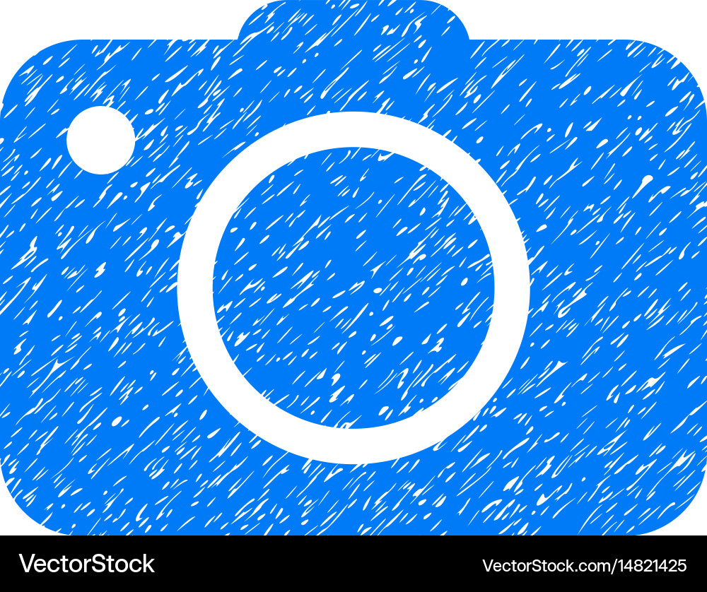 Photo camera grunge icon Royalty Free Vector Image