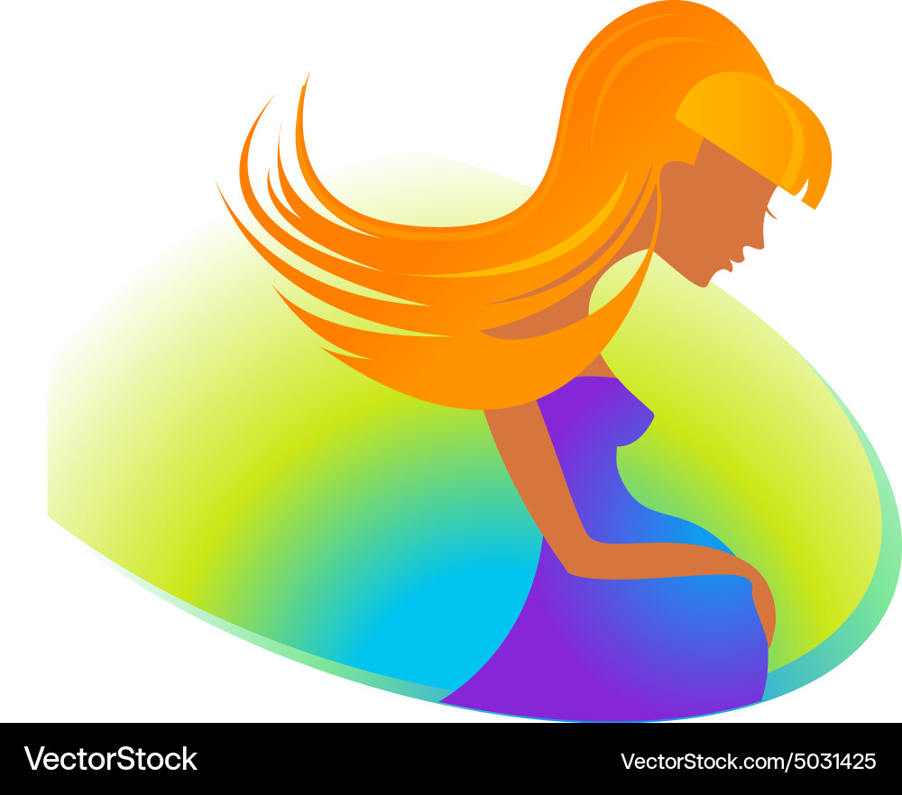Pregnant woman Royalty Free Vector Image - VectorStock