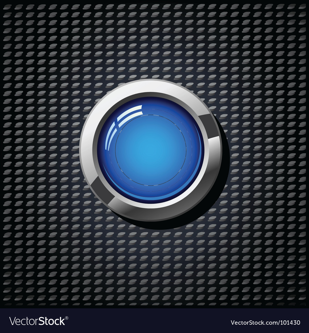 Blue button Royalty Free Vector Image - VectorStock