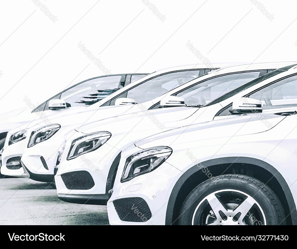 Car dealer center Royalty Free Vector Image - VectorStock