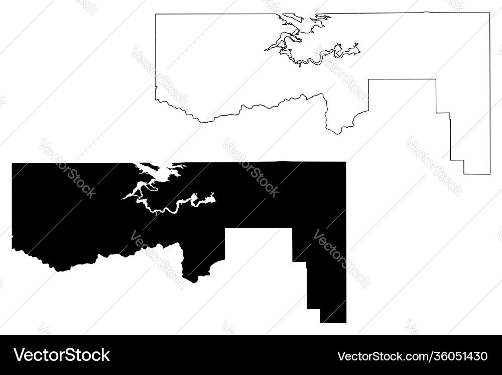 Daggett county state utah us county united Vector Image