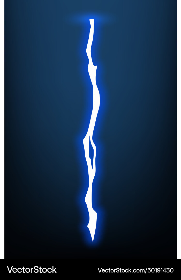 Lightning animation with sparks electricity Vector Image