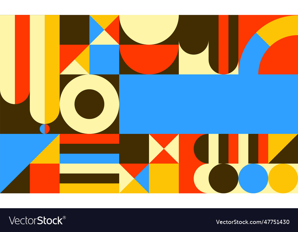 Modern abstract geometry pattern geometric Vector Image