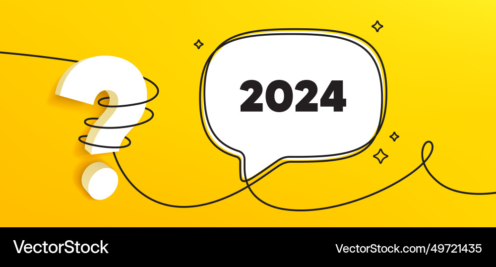 2024 year icon event schedule annual date Vector Image