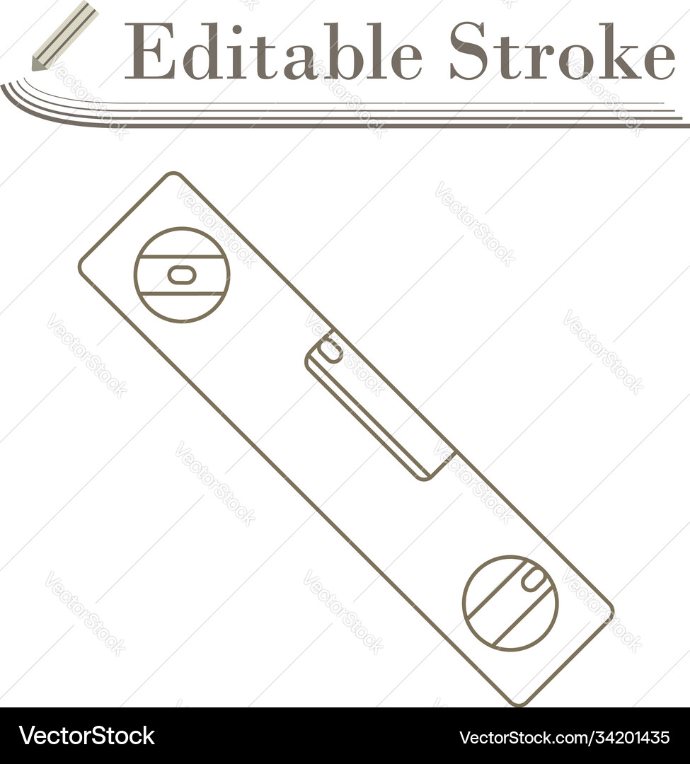 Icon construction level Royalty Free Vector Image