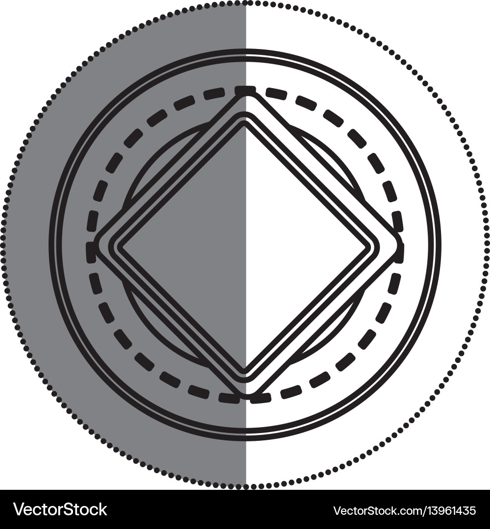 Road traffic signal icon Royalty Free Vector Image
