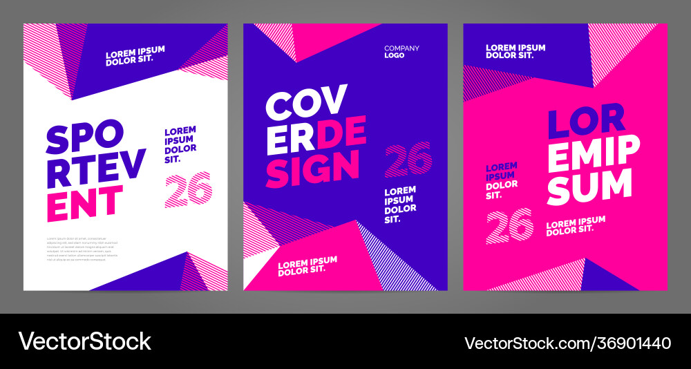 Layout design template for sport event tournament Vector Image