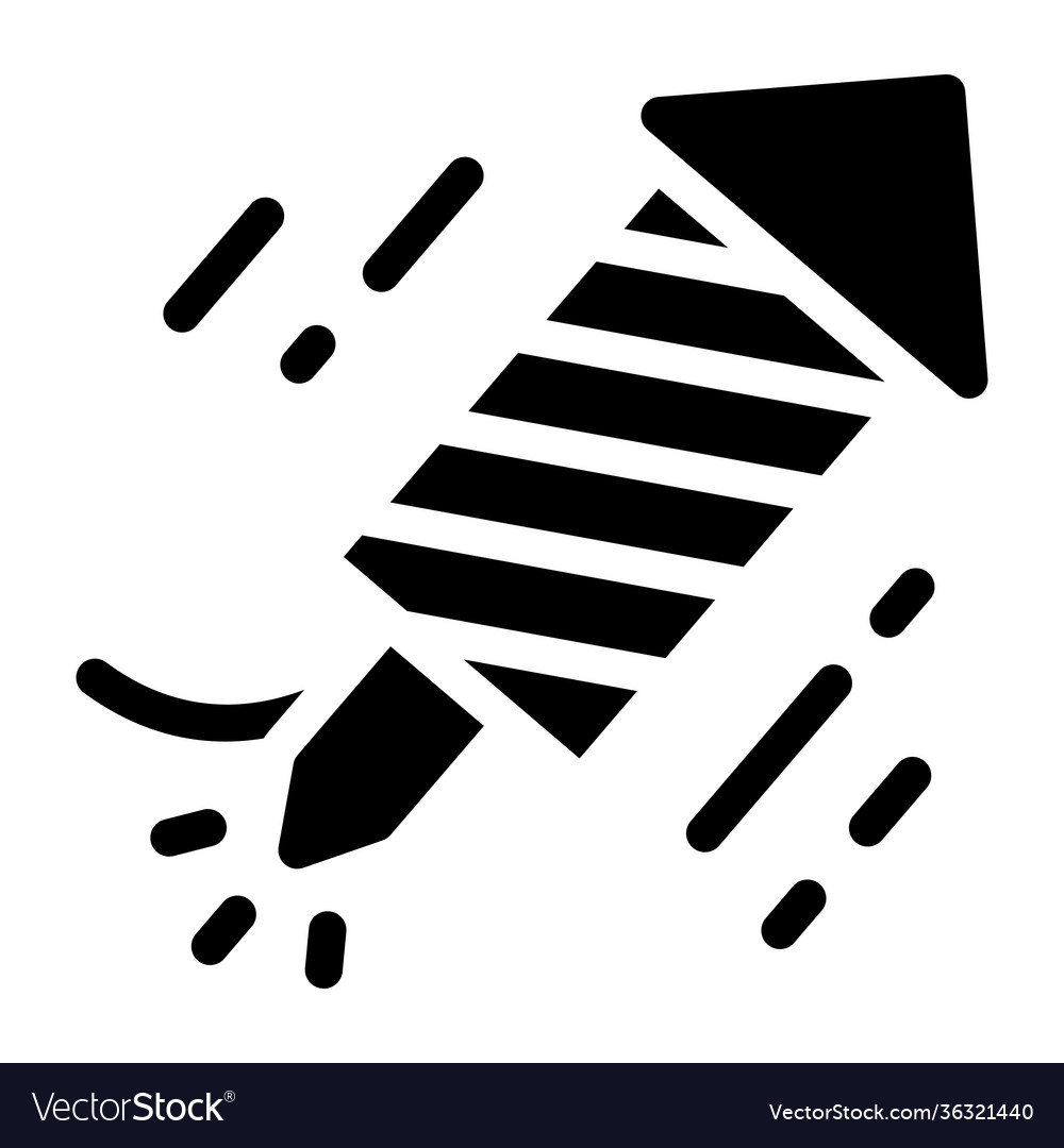 Rocket firecracker Royalty Free Vector Image - VectorStock