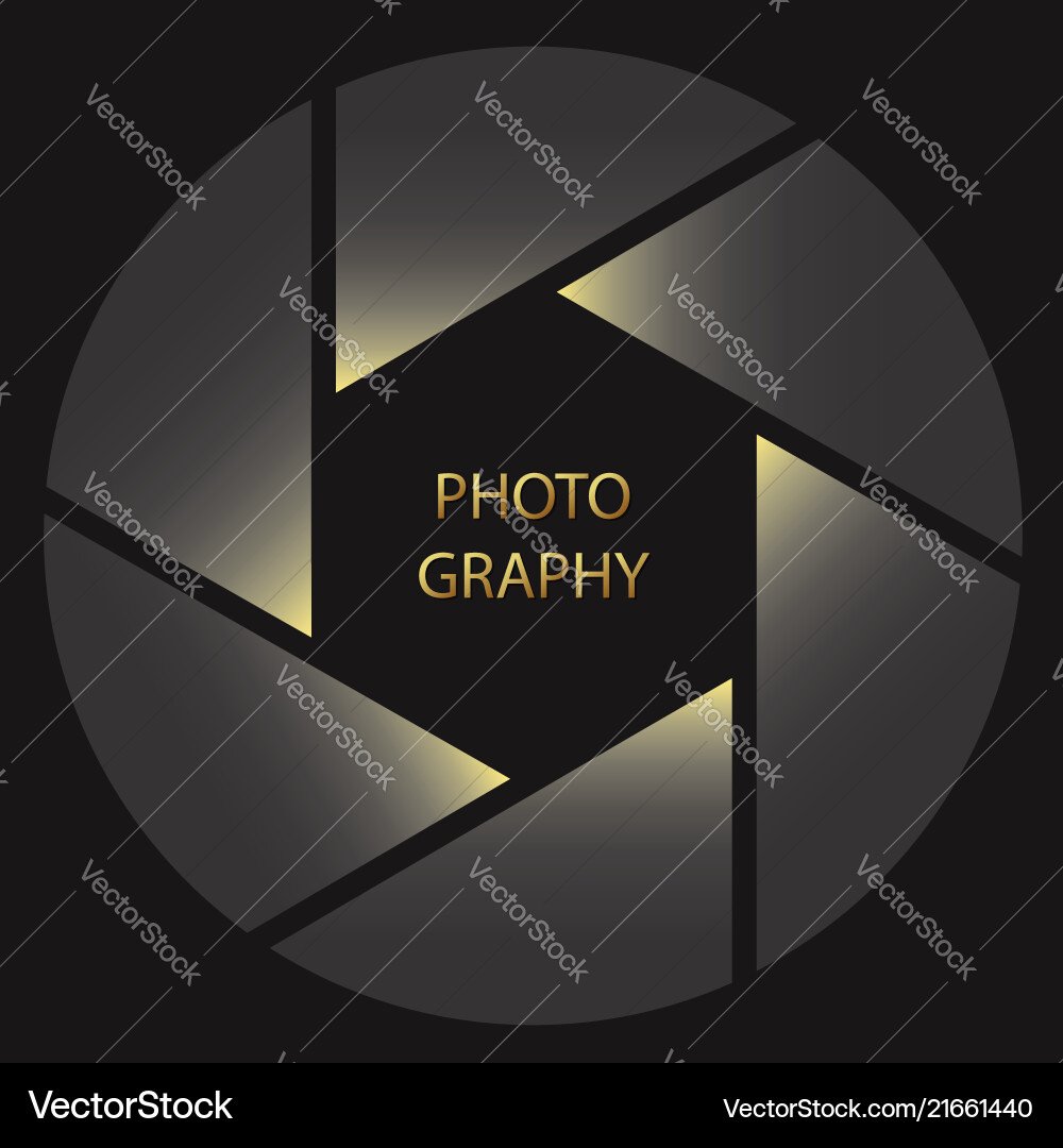 Symbol for photographer Royalty Free Vector Image