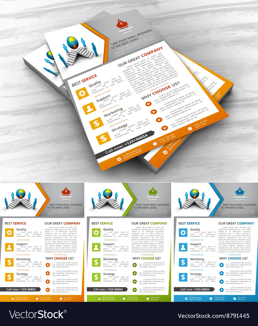 Flyer Royalty Free Vector Image - VectorStock