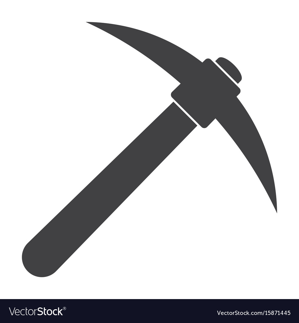 Pickaxe Royalty Free Vector Image - VectorStock