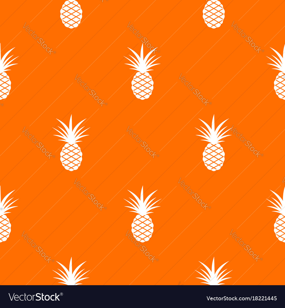 Pineapple pattern seamless Royalty Free Vector Image