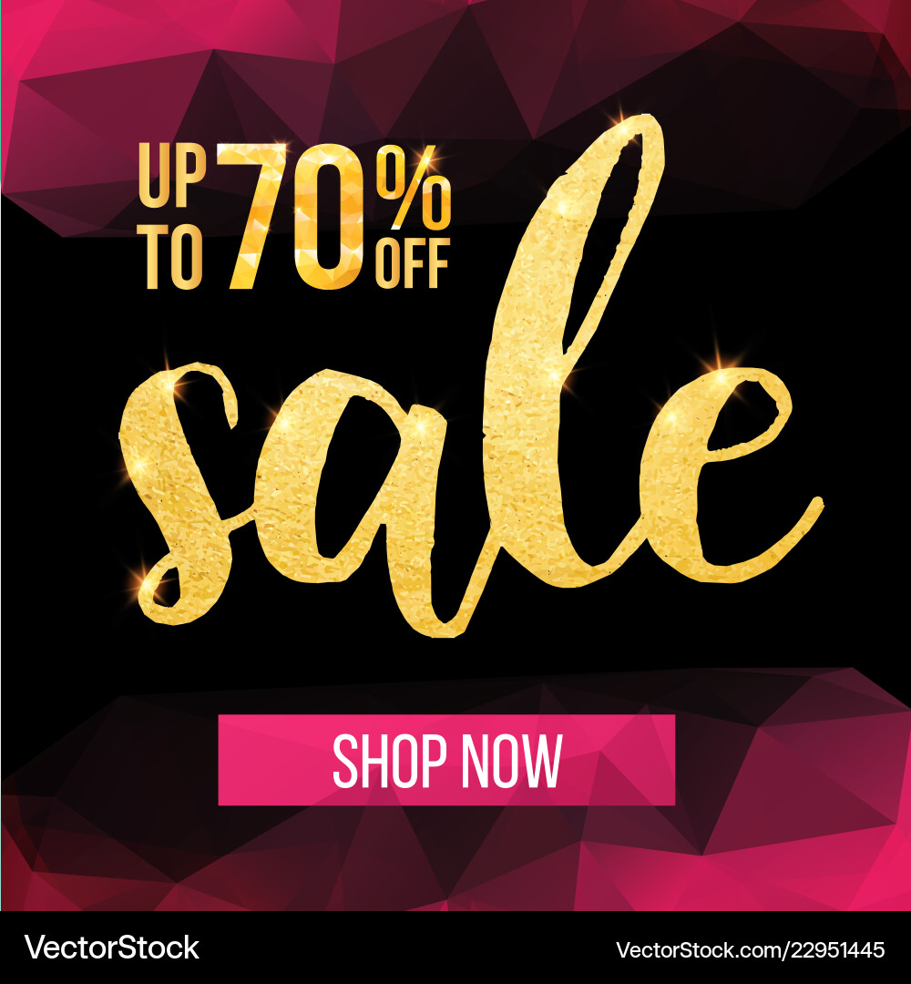 Sale banner design template modern Royalty Free Vector Image