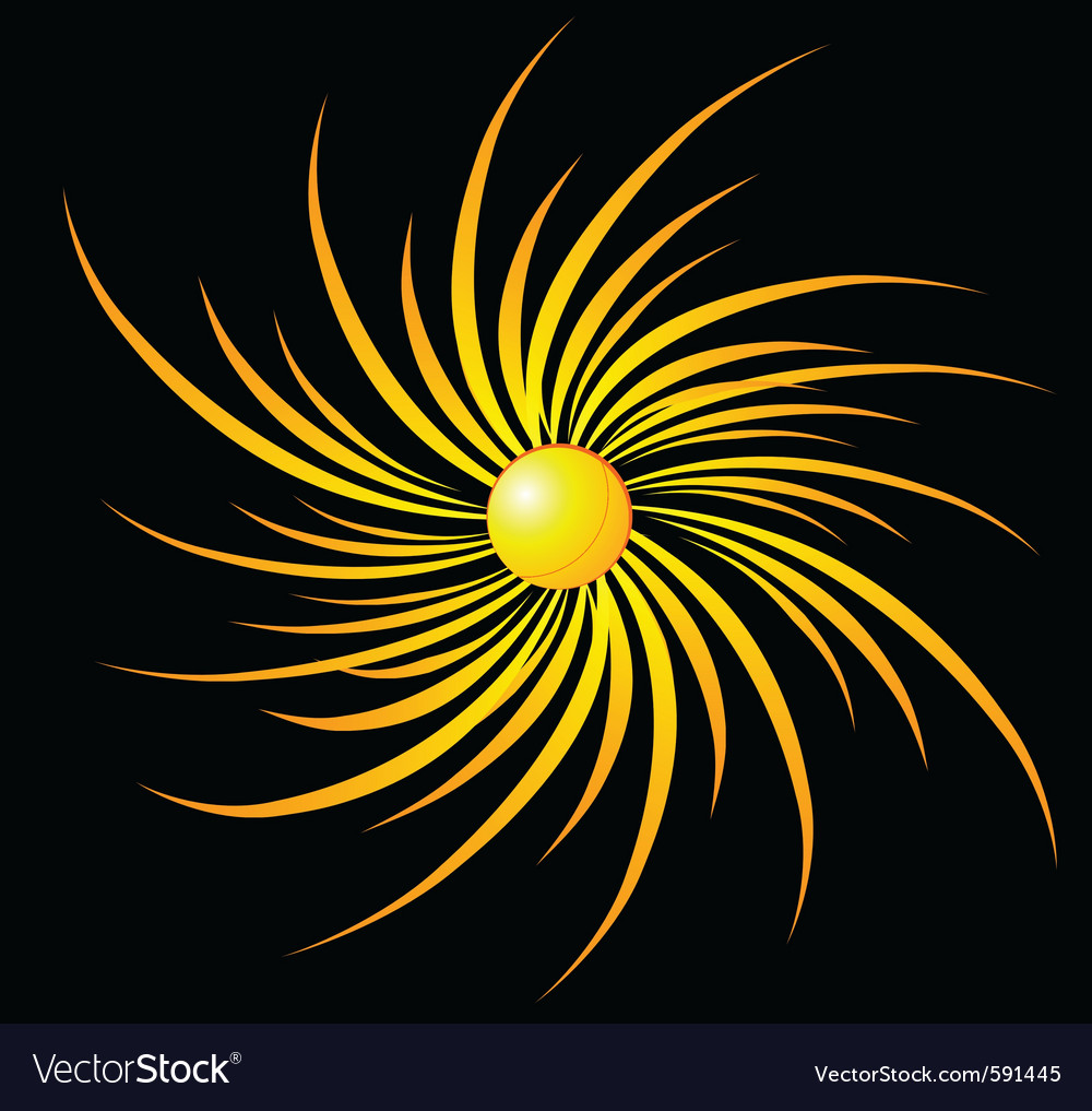 Sun Royalty Free Vector Image - VectorStock
