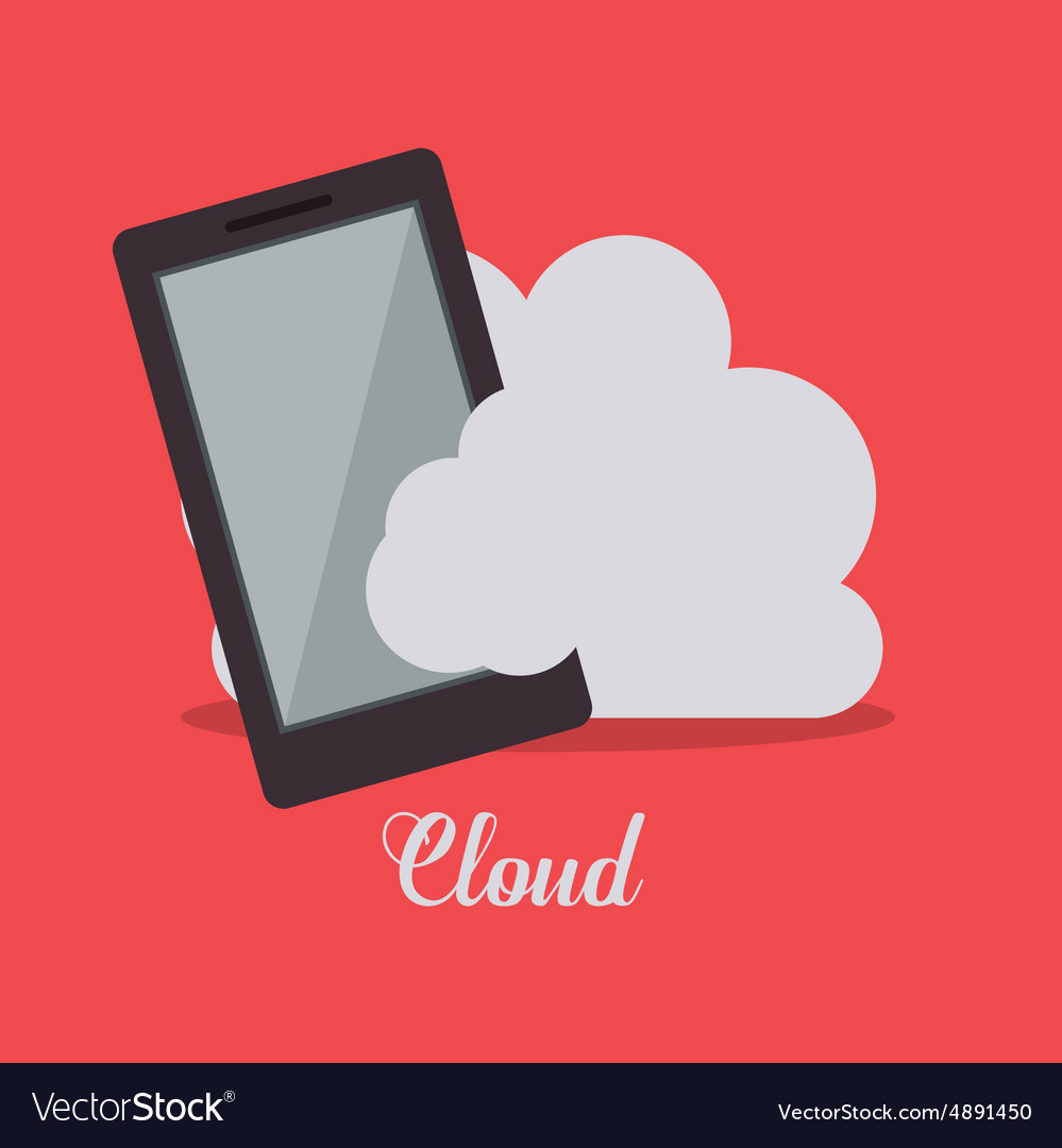 Cloud services design Royalty Free Vector Image