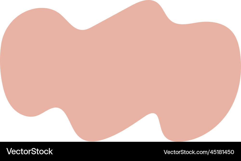 Decorative abstract blob art clipart Royalty Free Vector