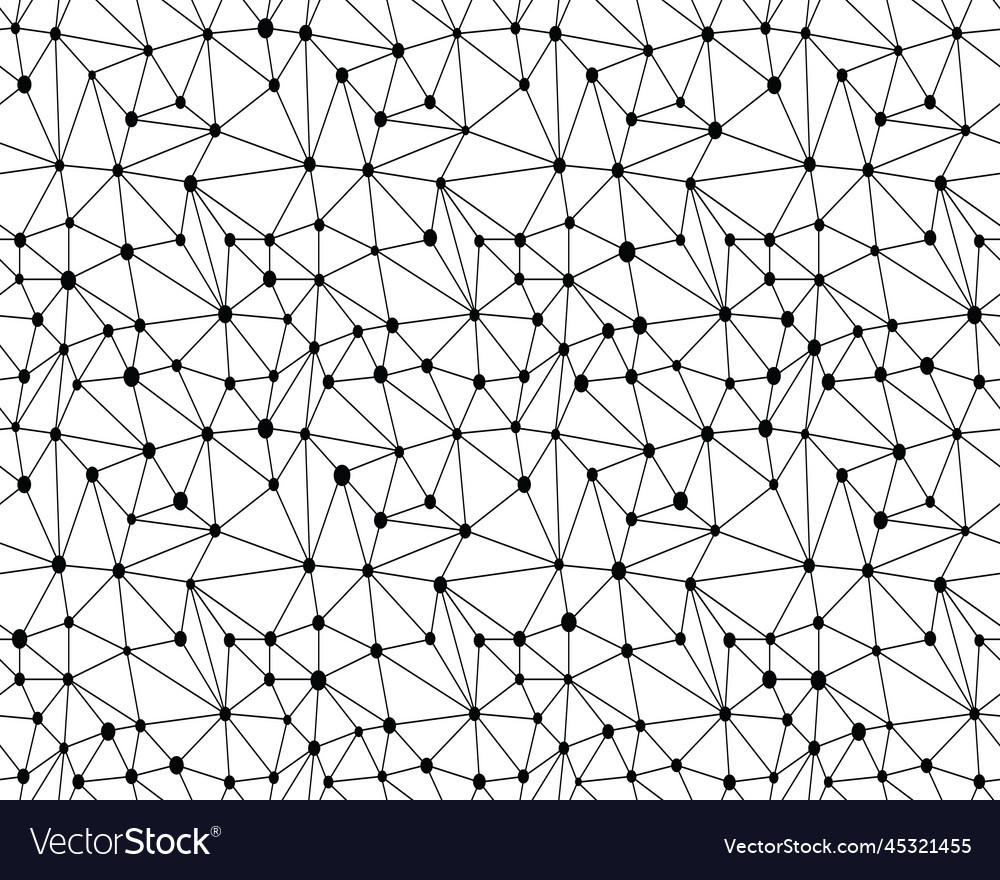 Seamless pattern with polygons and circles Vector Image