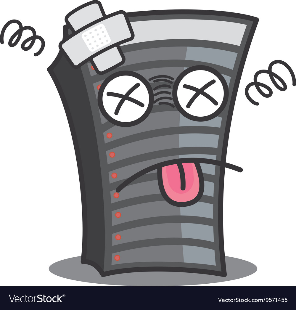 Server under construction Royalty Free Vector Image