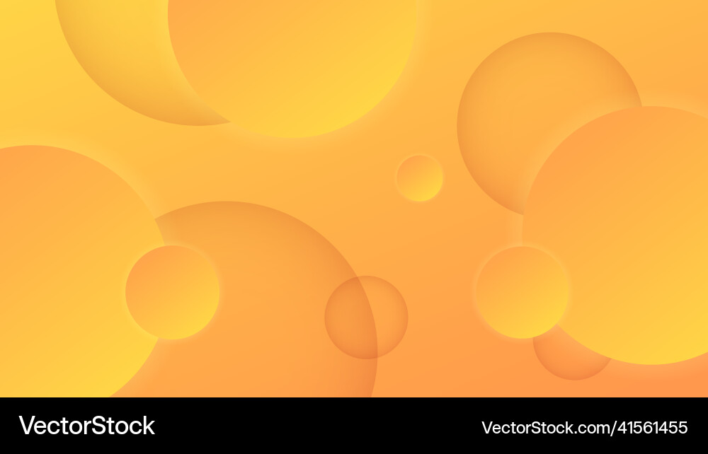 Transparant buble yellow colorful abstract Vector Image