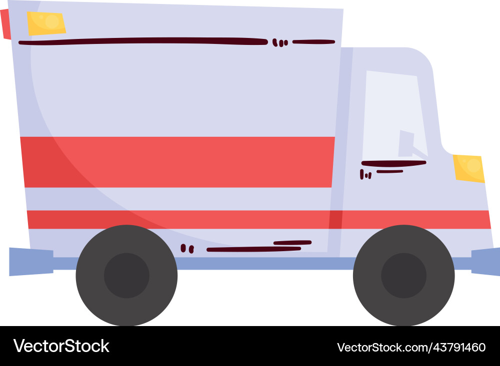 Ambulance emergency transport Royalty Free Vector Image
