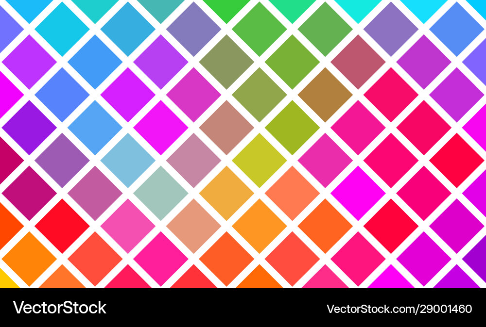 Polygon abstract backgrounds rainbow color banner Vector Image
