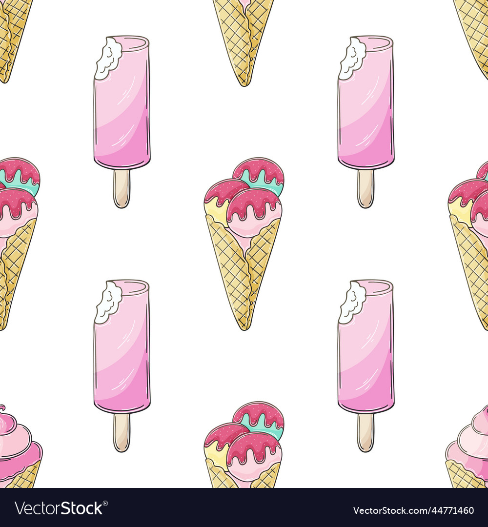 Print For Cloth Design Textile Fabric Wallpaper Vector Image