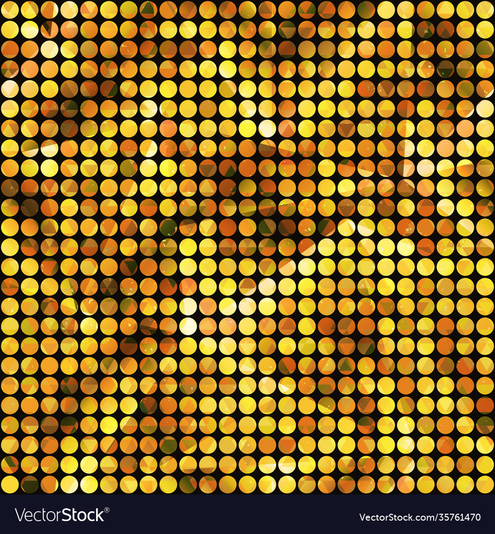 Gold light points seamless pattern Royalty Free Vector Image