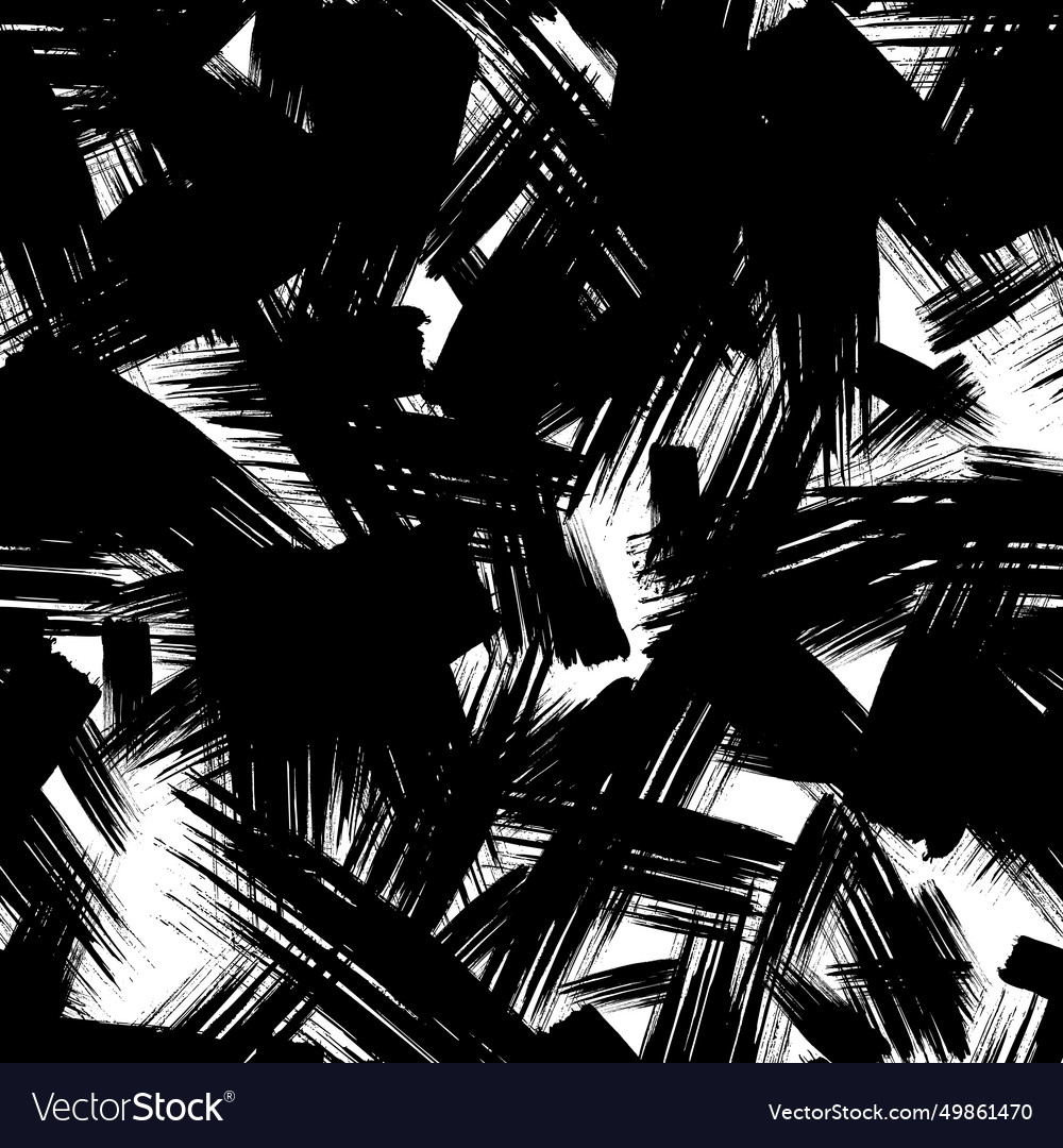 Seamless pattern with hand drawn scribble smears Vector Image